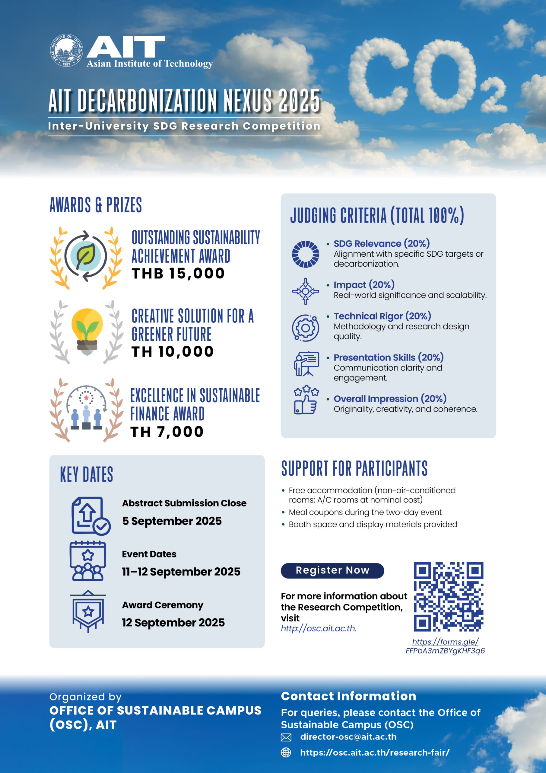 SDG Research Competition – 2025 – AIT DECARBONIZATION NEXUS – 2025